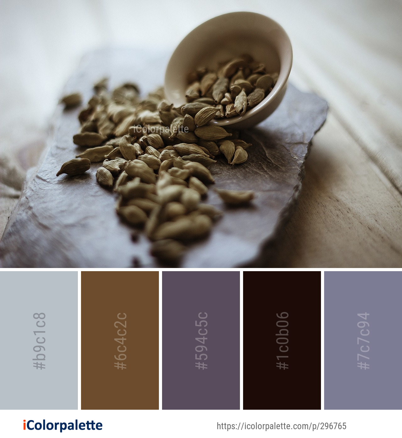 Color Palette Ideas from Food Commodity Ingredient Image | iColorpalette