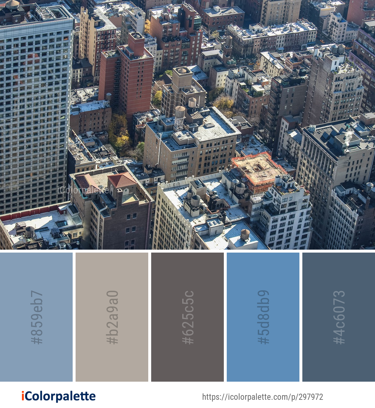 Color Palette Ideas from Urban Area City Metropolitan Image | iColorpalette