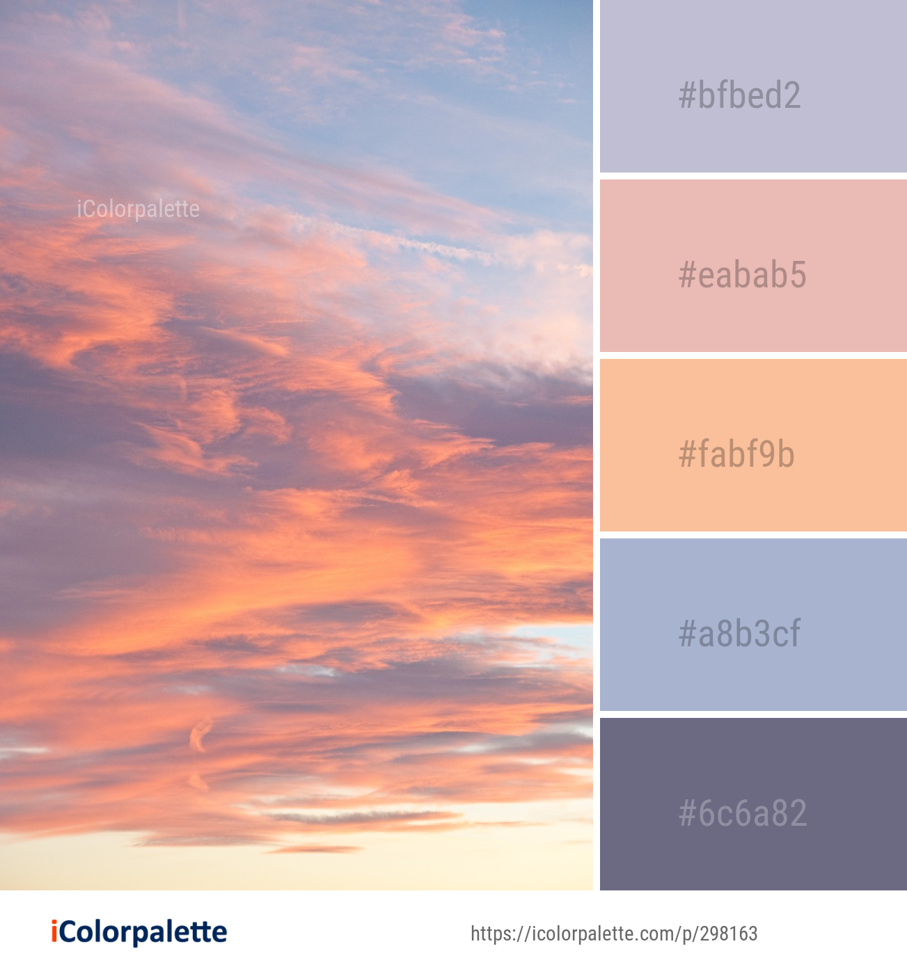 Color Palette Ideas from Sky Afterglow Horizon Image | iColorpalette