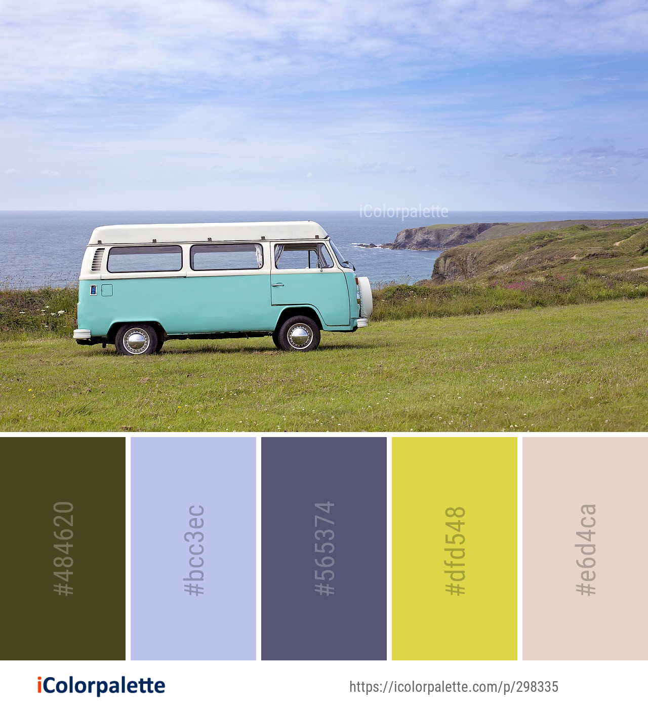 Color Palette Ideas from Motor Vehicle Van Image | iColorpalette