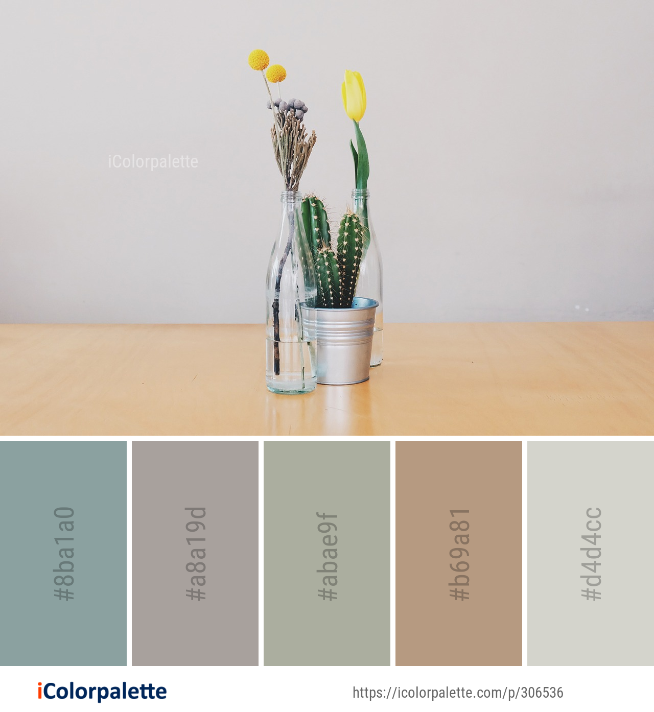 Color Palette Ideas from Vase Flowerpot Flower Image – iColorpalette