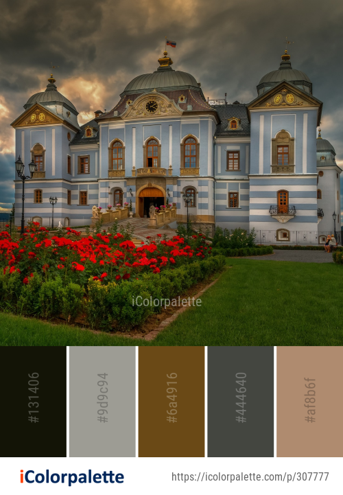 Color Palette Ideas from Landmark Estate Stately Home Image | iColorpalette