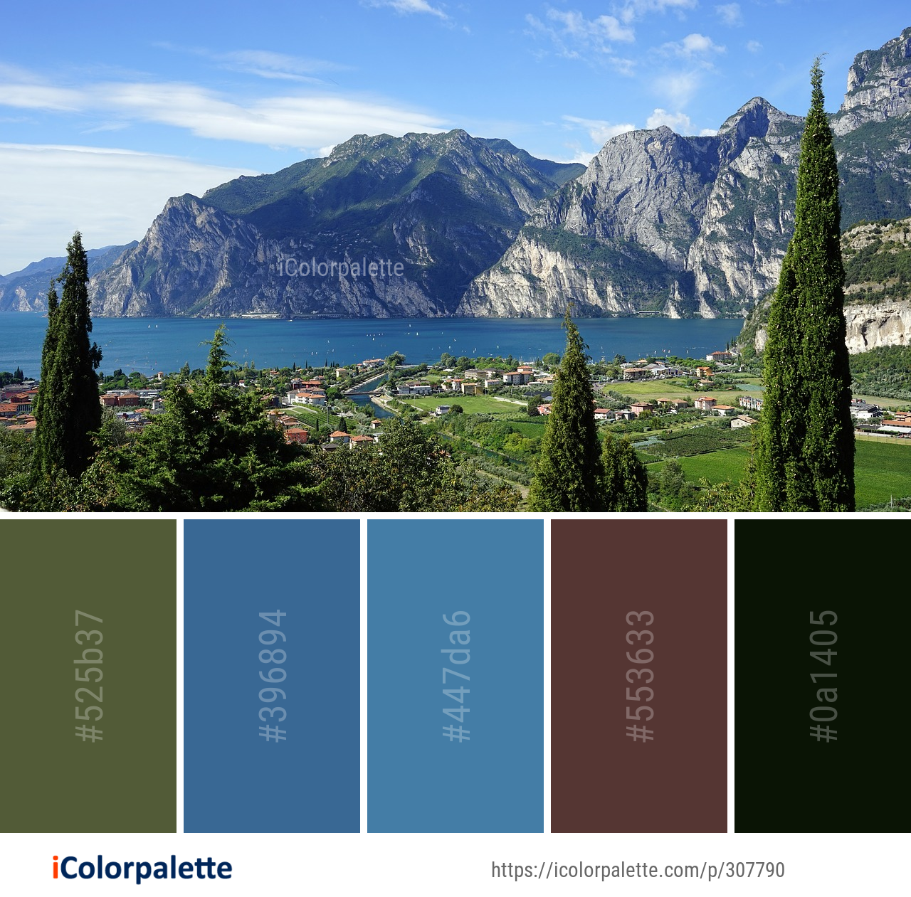 Color Palette Ideas from Mountainous Landforms Nature Mountain Range ...
