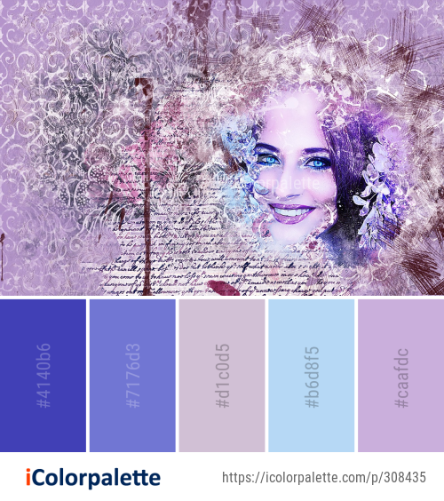 Color Palette Ideas from Purple Violet Lilac Image | iColorPalette