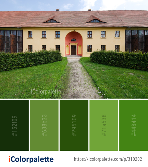 Color Palette Ideas from Estate Property House Image | iColorpalette