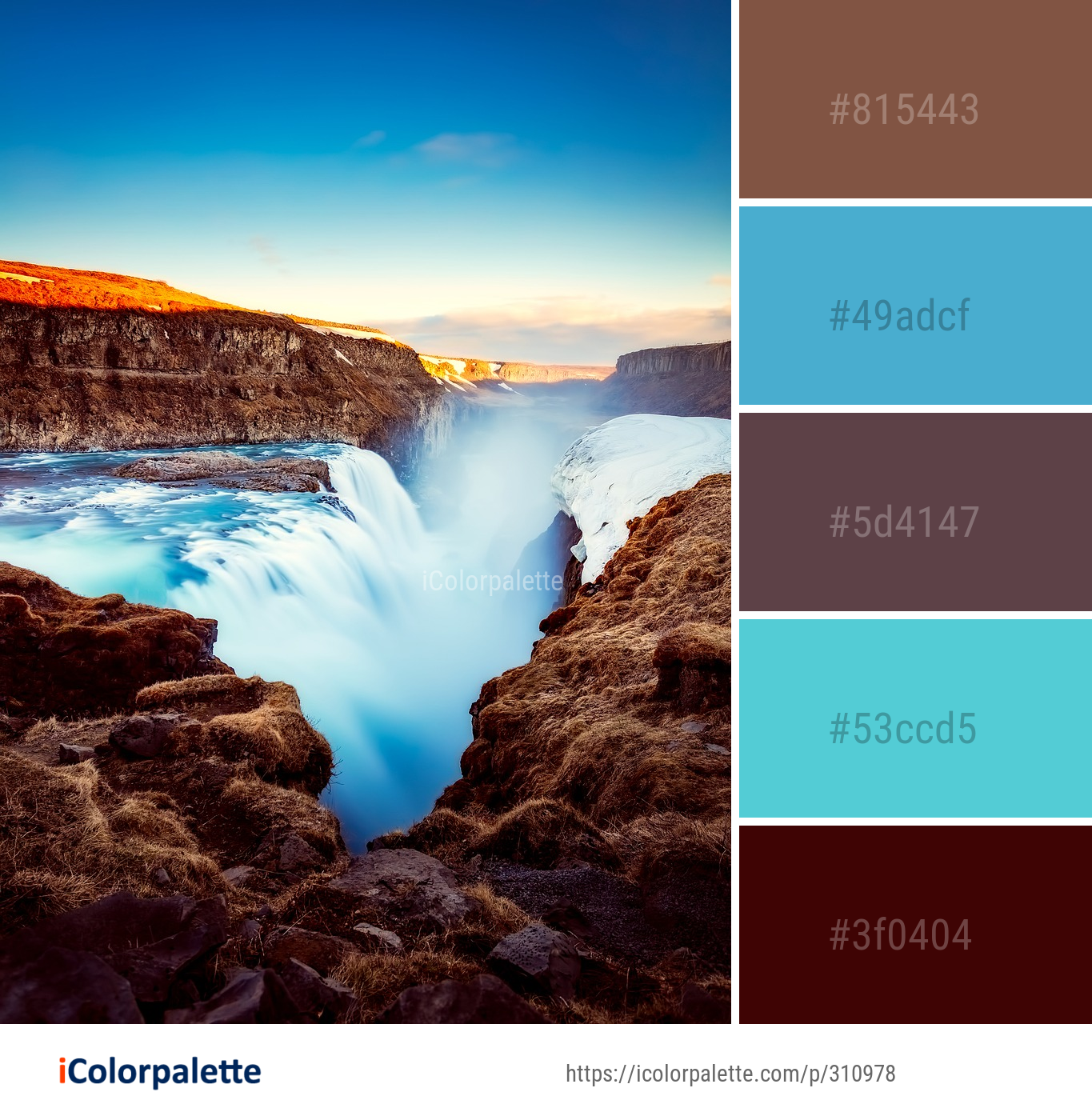 Color Palette Ideas from Nature Water Sky Image | iColorpalette