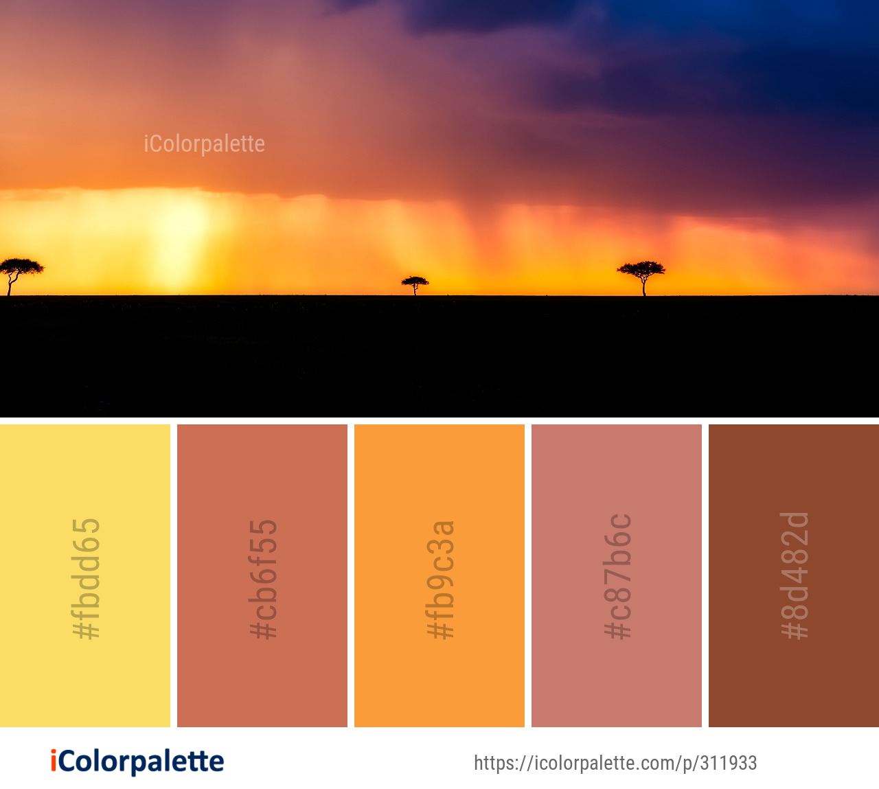 Color Palette Ideas from Sky Afterglow Horizon Image | iColorpalette Color Palette Ideas from Sky Afterglow Horizon Image | iColorpalette