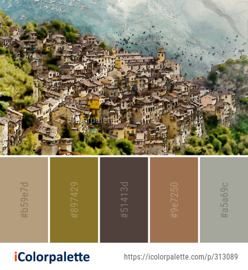 Color Palette Ideas from Mountain Village Historic Site Image ...