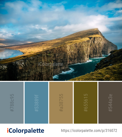 Color Palette Ideas from Nature Sky Cloud Image | iColorpalette