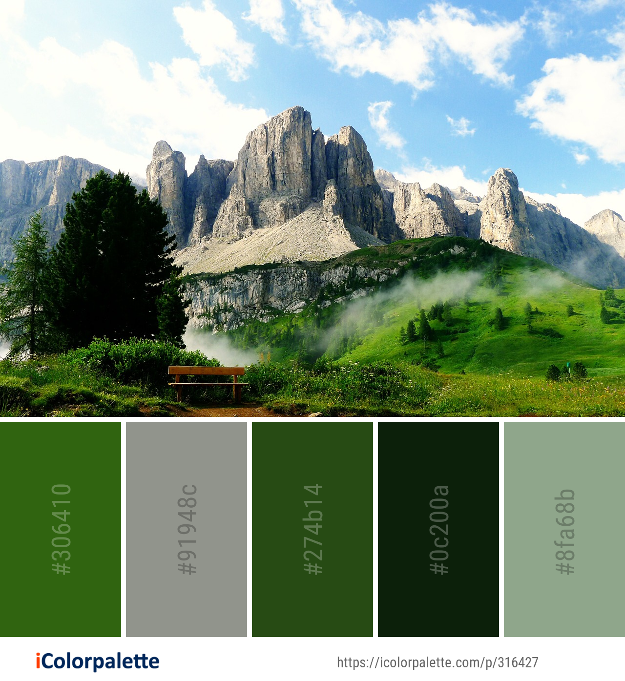397+ National Park Color Palette ideas in 2026 | iColorPalette