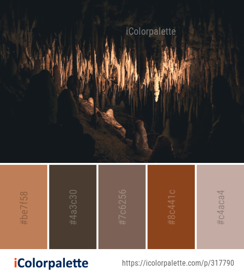 Color Palette Ideas from Stalactite Speleothem Stalagmite Image ...