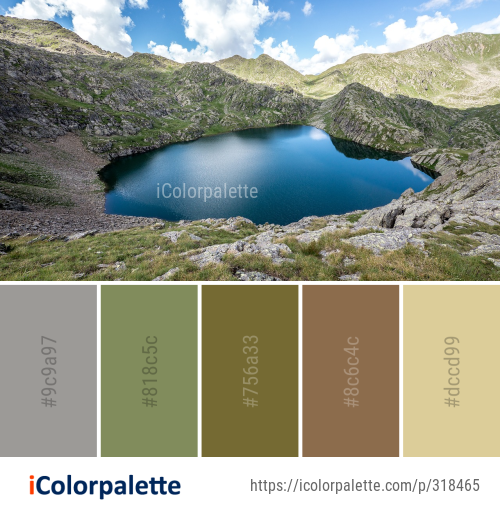 Color Palette Ideas from Tarn Nature Wilderness Image | iColorpalette