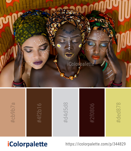 Color Palette Ideas from Temple Tradition Art Image | iColorpalette