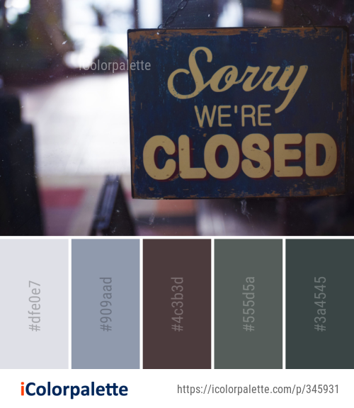 Color Palette Ideas from Font Sign Signage Image | iColorpalette