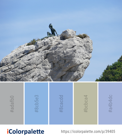 Color Palette Ideas from Sky Rock Mountain Image | iColorpalette