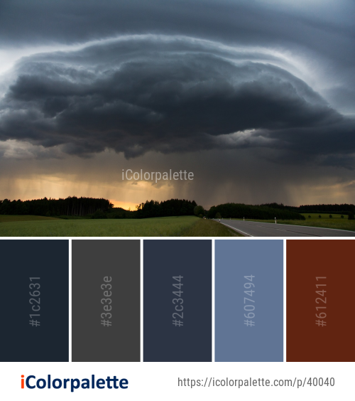 Color Palette Ideas from Sky Cloud Atmosphere Image | iColorpalette