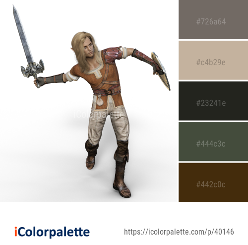 Color Palette Ideas from Weapon Cold Action Figure Image | iColorpalette
