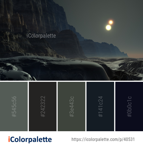 Color Palette Ideas from Nature Atmosphere Sky Image | iColorpalette