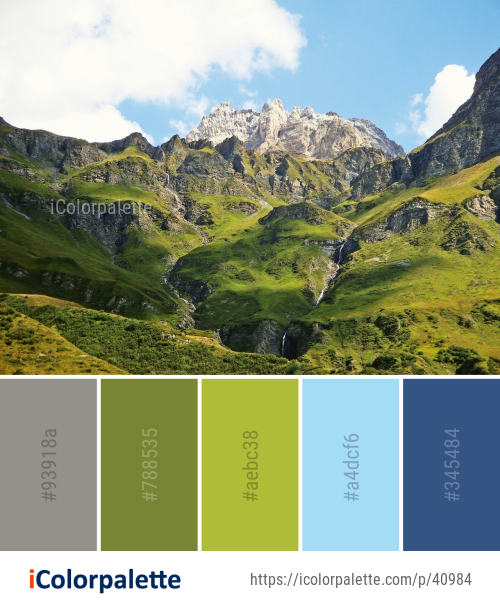 3946 Mountain Color Palette ideas in 2025 | iColorpalette
