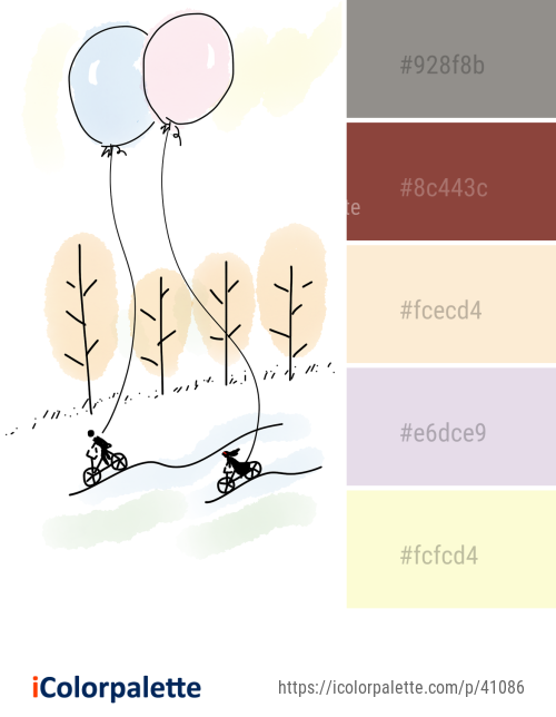 Color Palette Ideas from Text Cartoon Emotion Image | iColorPalette