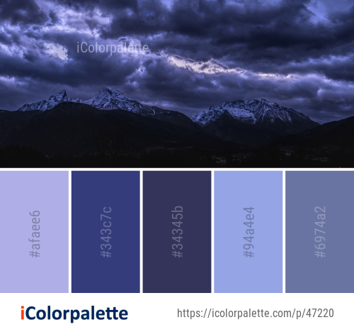 Color Palette Ideas from Sky Cloud Nature Image | iColorpalette