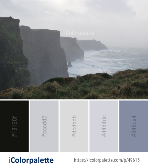 Color Palette Ideas from Cliff Coast Coastal And Oceanic Landforms ...