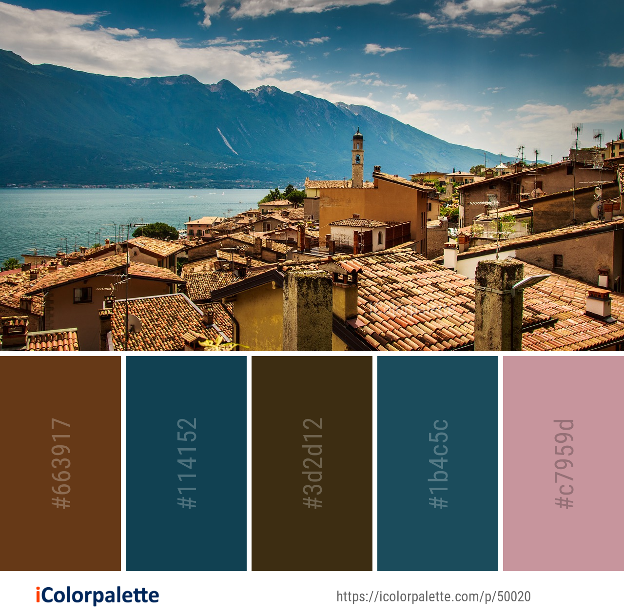 Color Palette Ideas from Sky Mountain Mountainous Landforms Image ...