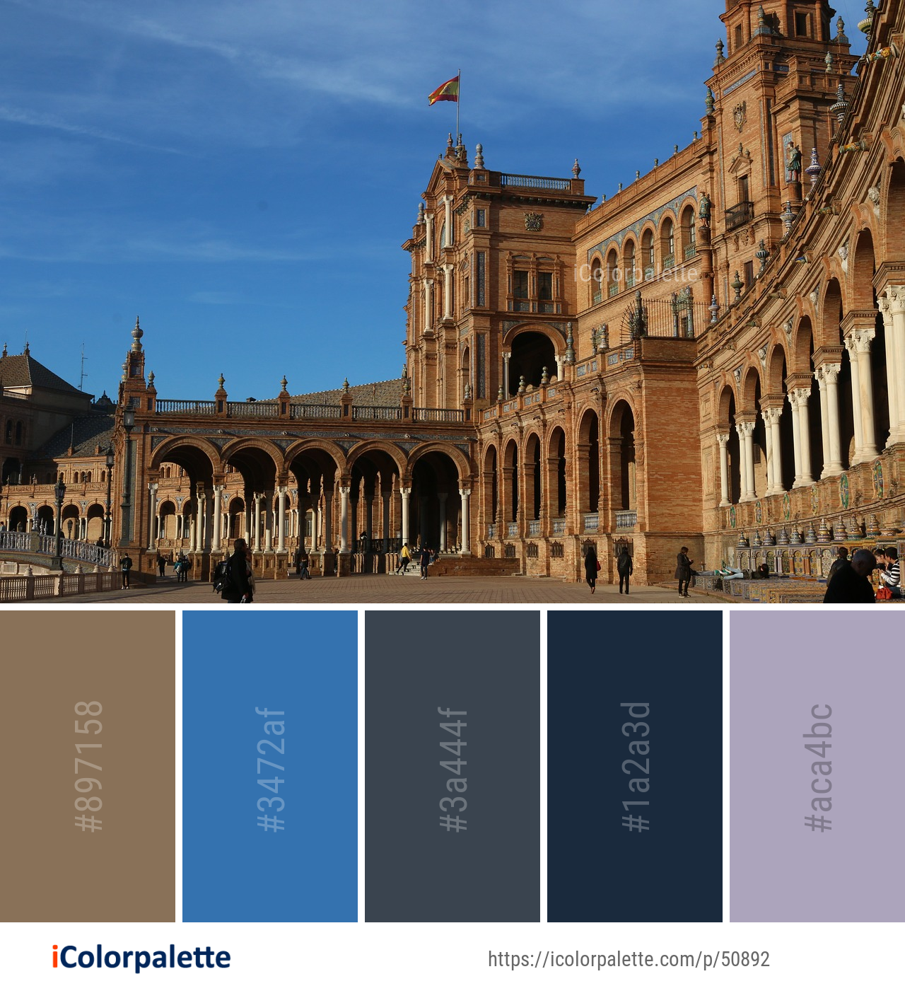 Color Palette Ideas from Plaza Sky Landmark Image | iColorpalette