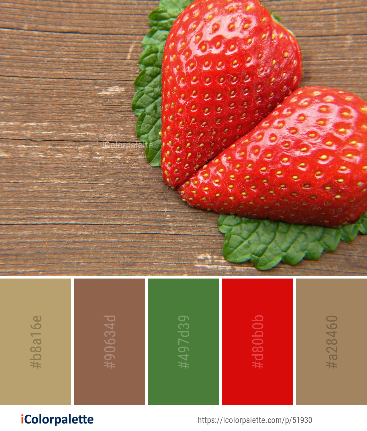 Color Palette Ideas from Strawberry Strawberries Natural Foods Image ...