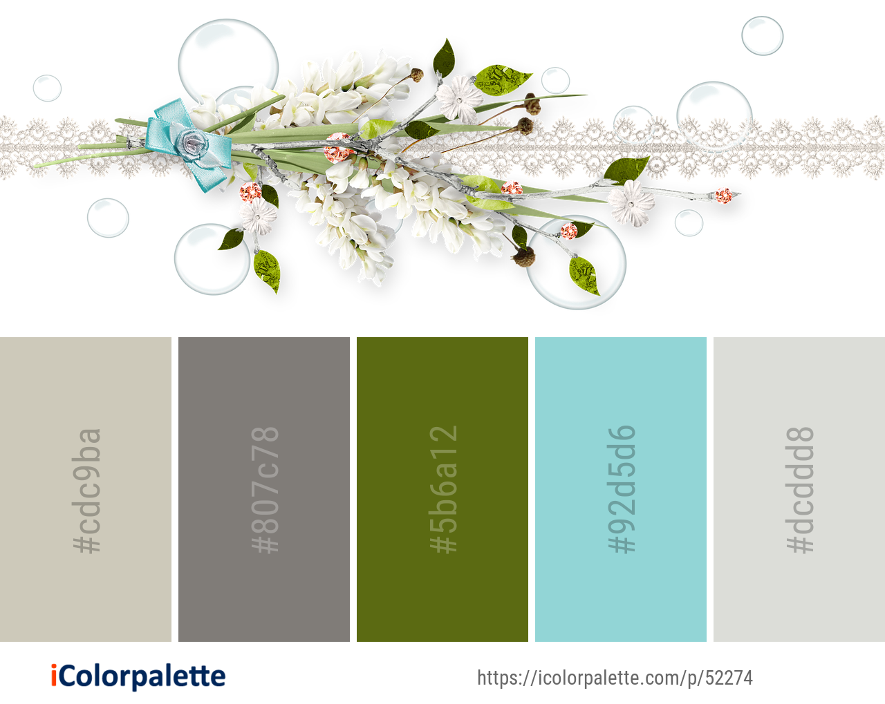 Color Palette Ideas from Flower Flora Plant Image | iColorpalette