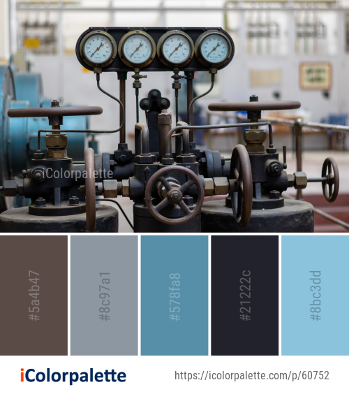 Color Palette Ideas from Auto Part Engineering Car Image | iColorpalette