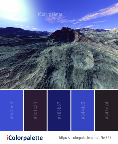 Color Palette Ideas from Sky Rock Geological Phenomenon Image ...