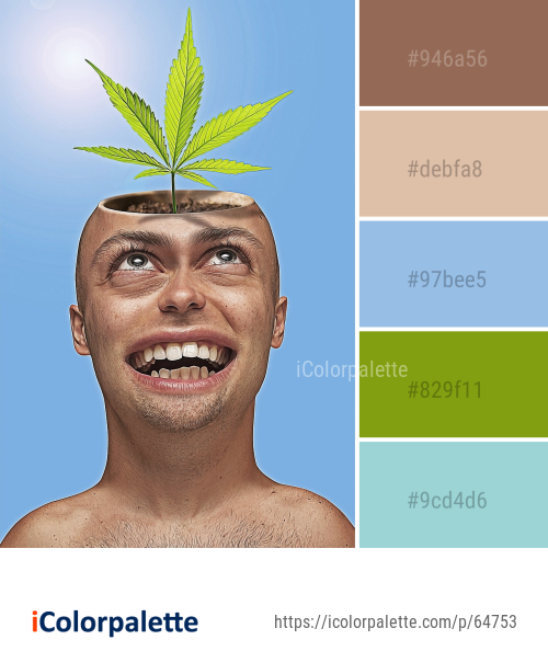 Color Palette Ideas from Face Facial Expression Nose Image | iColorpalette