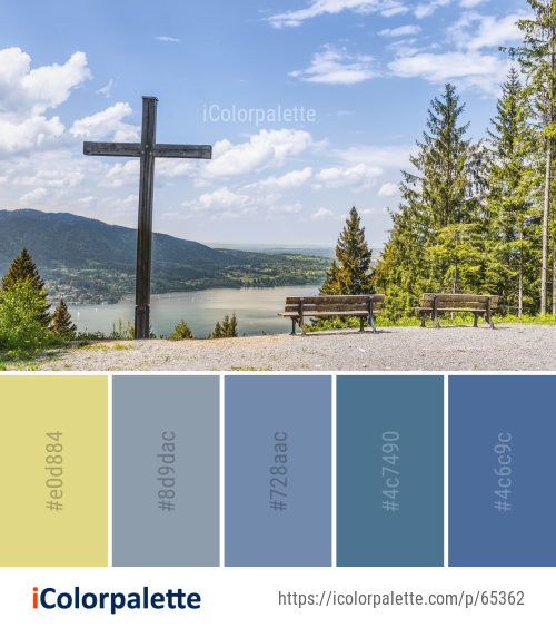 Color Palette Ideas from Sky Nature Cloud Image | iColorpalette