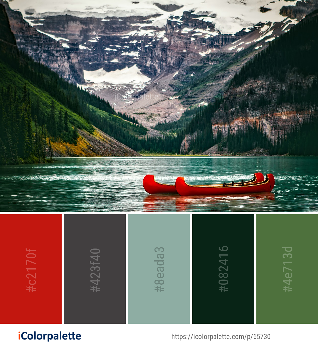 Color Palette Ideas from Nature Water Lake Image | iColorpalette