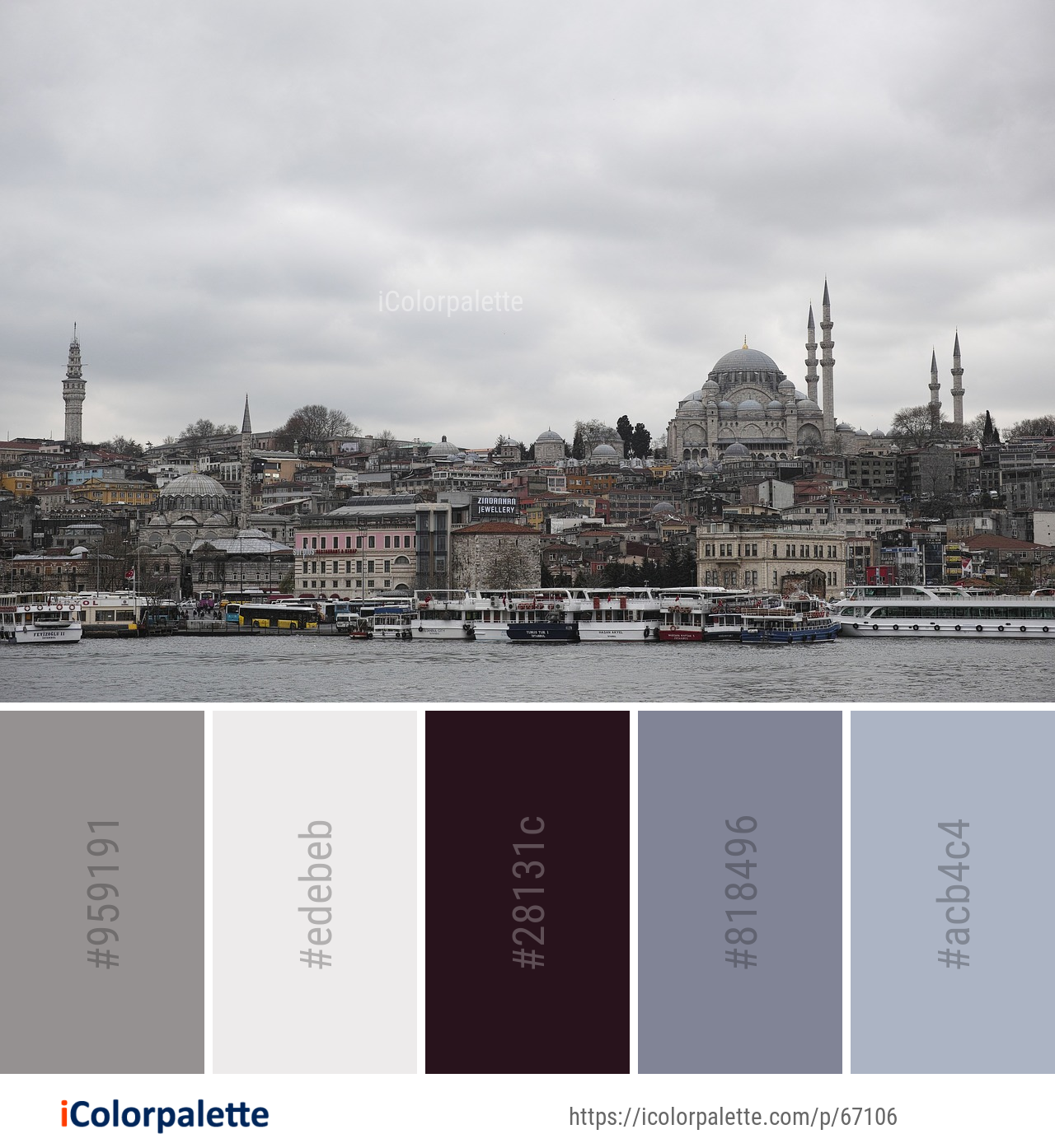 Color Palette Ideas from Sky Waterway City Image | iColorpalette