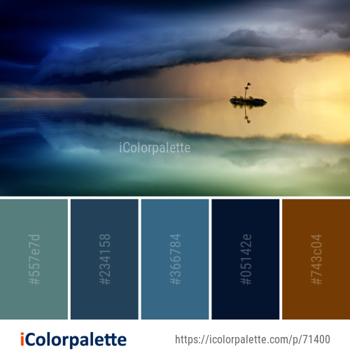 Color Palette Ideas from Sky Atmosphere Cloud Image | iColorpalette