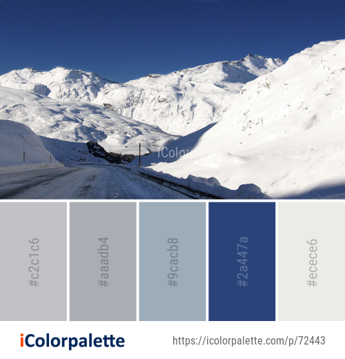Color Palette Ideas from Mountainous Landforms Sky Mountain Range Image ...