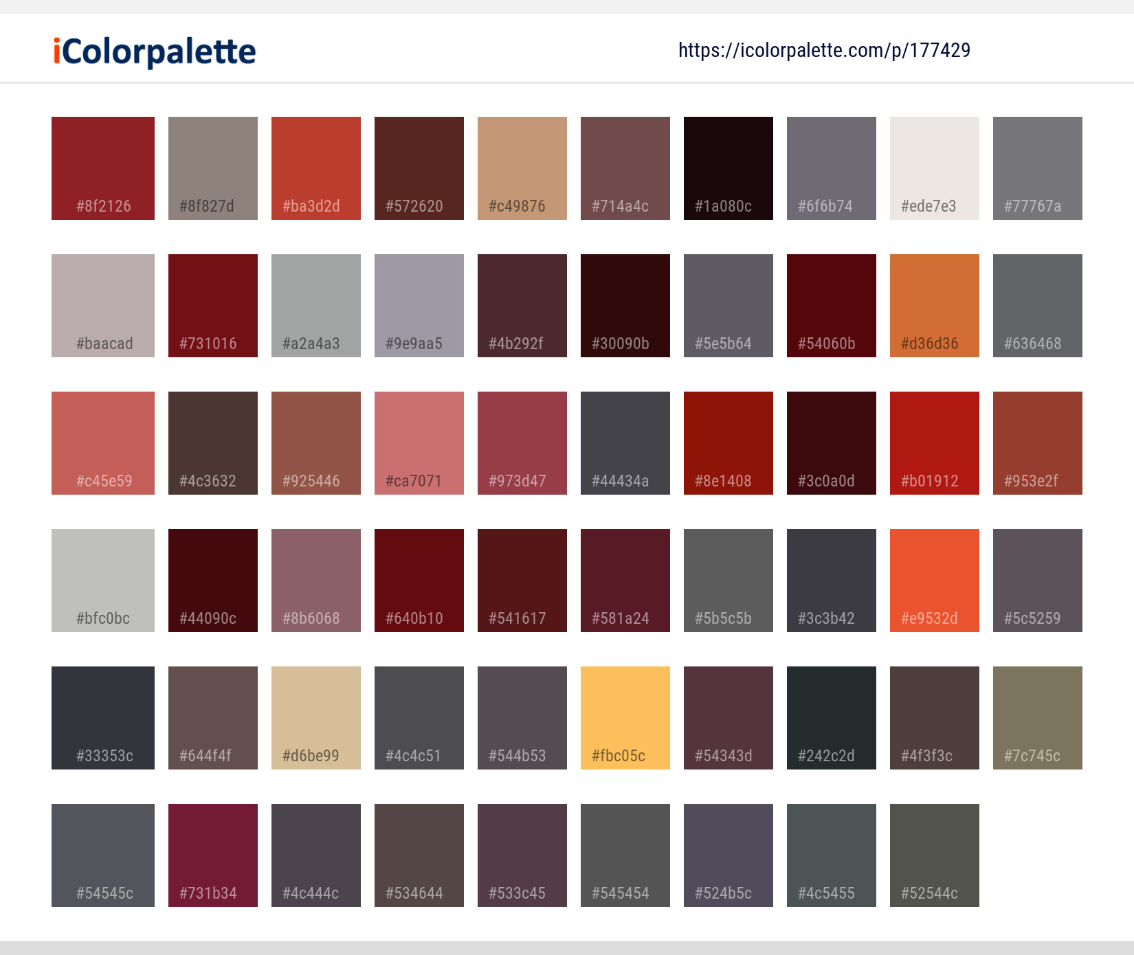 Color Palette Ideas from Spice Dianhong Crushed Red Pepper Image ...