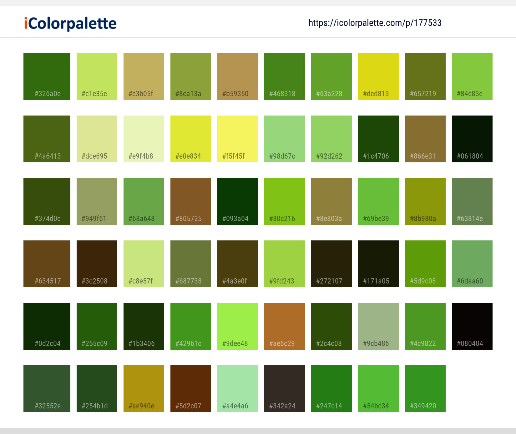 Color Palette Ideas from Vegetation Ecosystem Nature Reserve Image ...