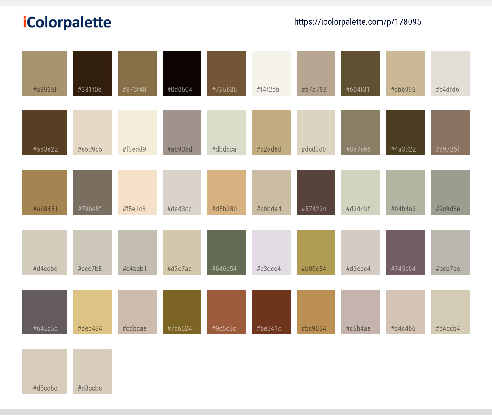 Color Palette Ideas from Grass Family Food Grain Wheat Image ...