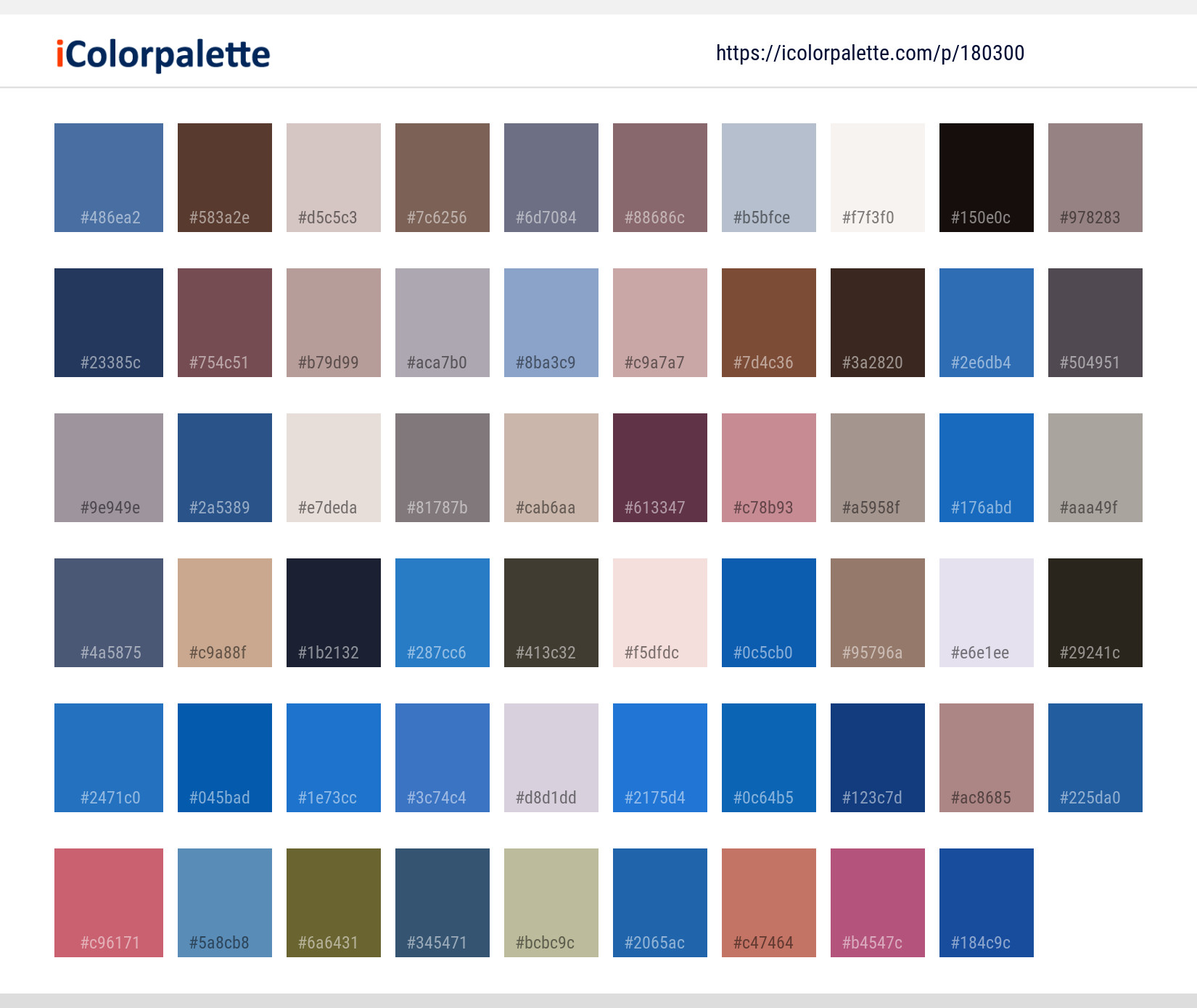 Color Palette Ideas from Blue Flower Plant Image | iColorPalette