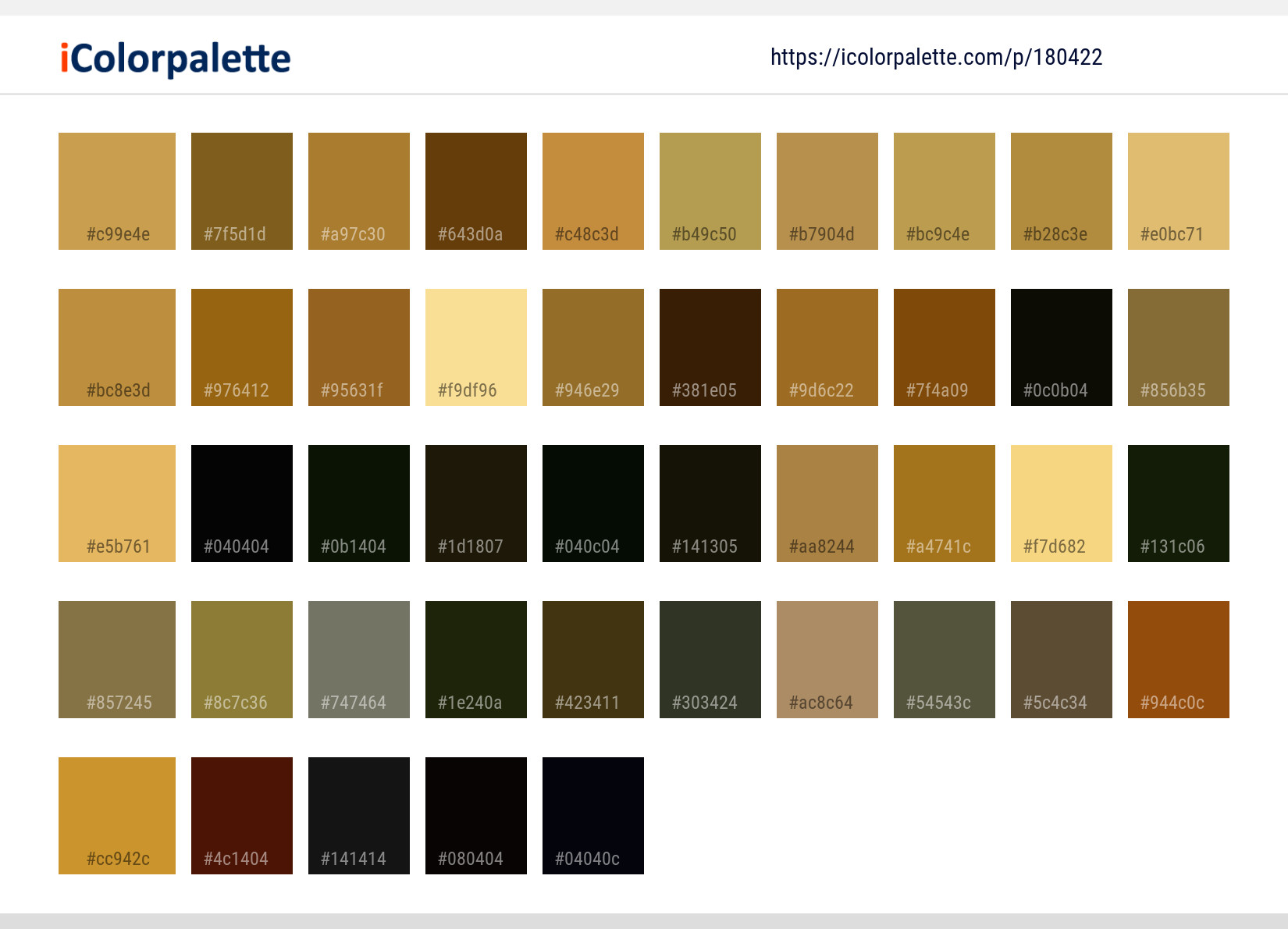 Color Palette Ideas from Hay Field Straw Image | iColorpalette