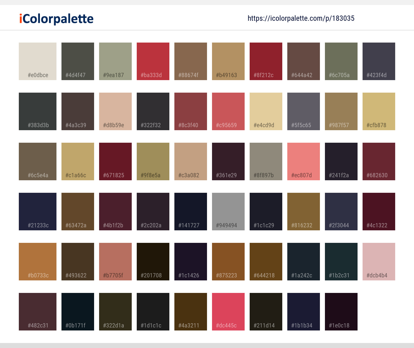 Color Palette Ideas from Red Lady Girl Image | iColorpalette