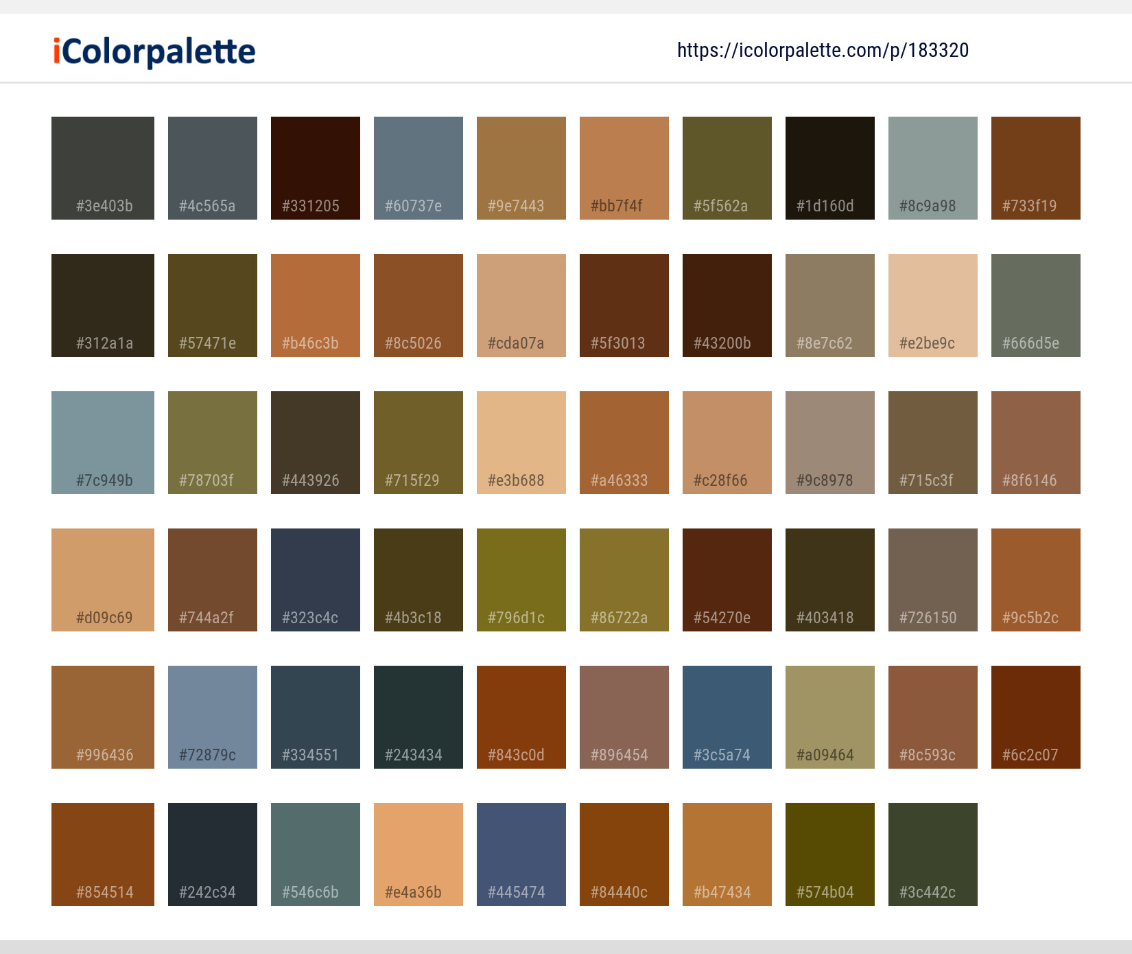 Color Palette Ideas from Horse Fauna Mane Image | iColorpalette