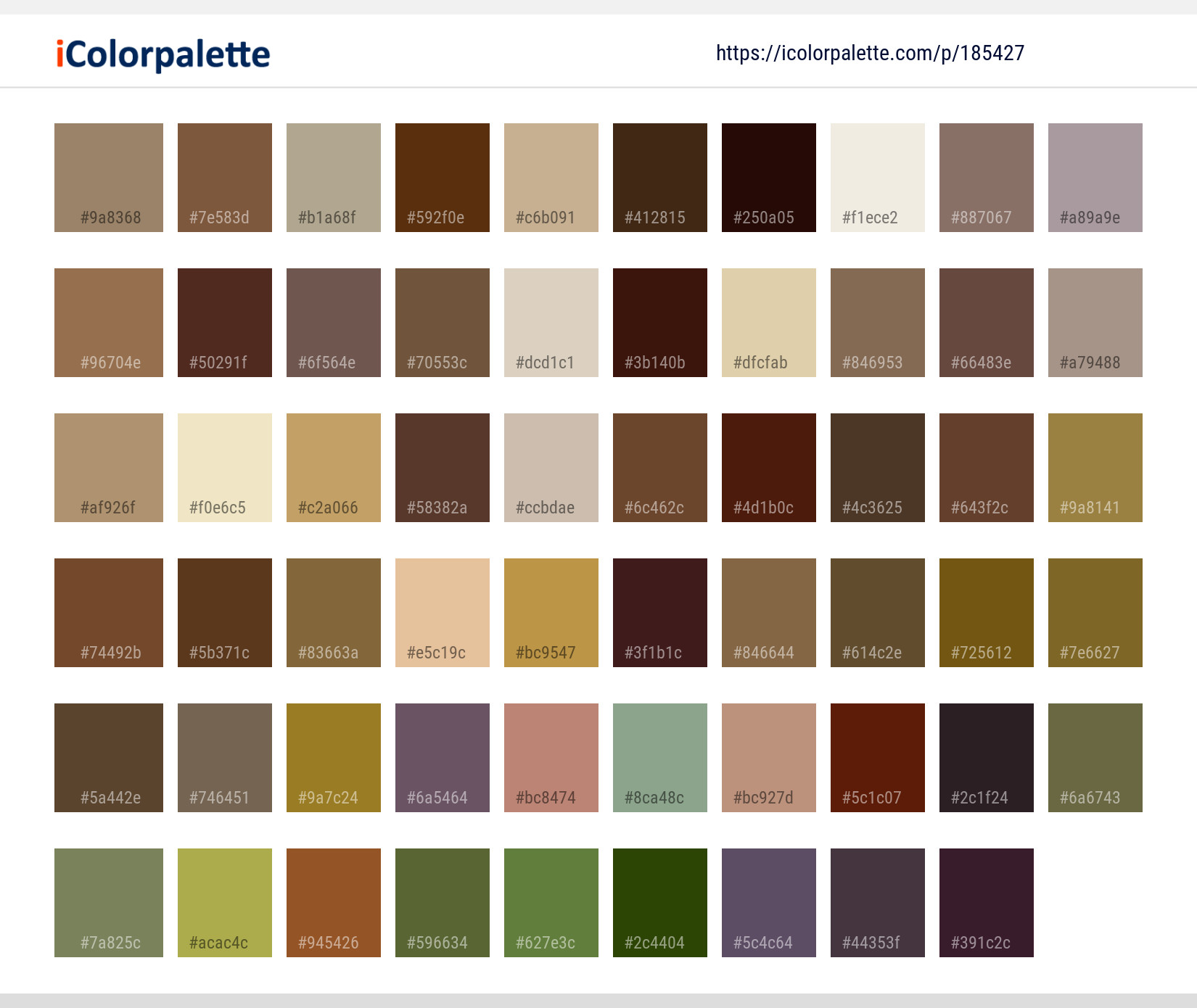 Color Palette Ideas from Grass Family Grain Image | iColorPalette
