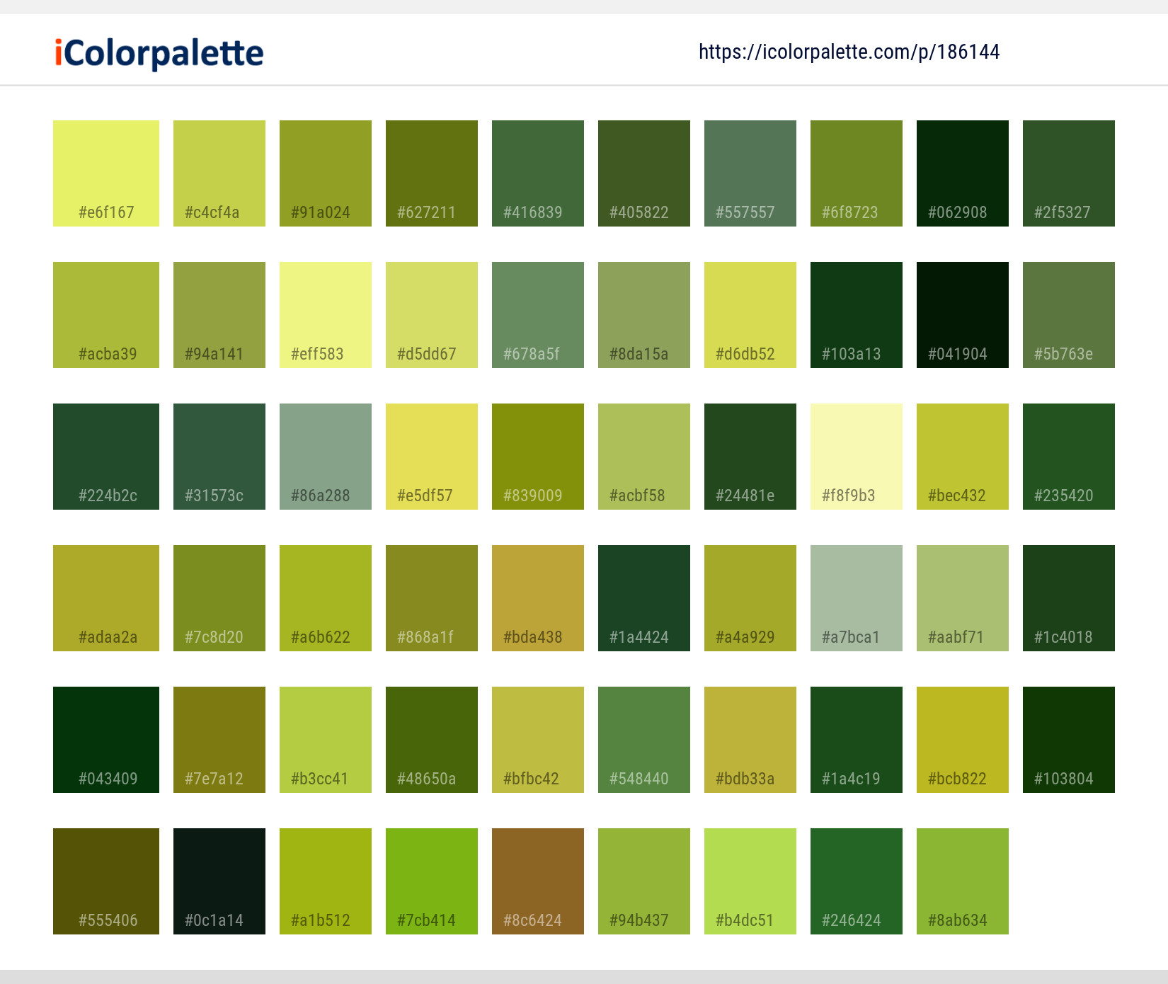 Color Palette Ideas from Green Grass Field Image | iColorpalette