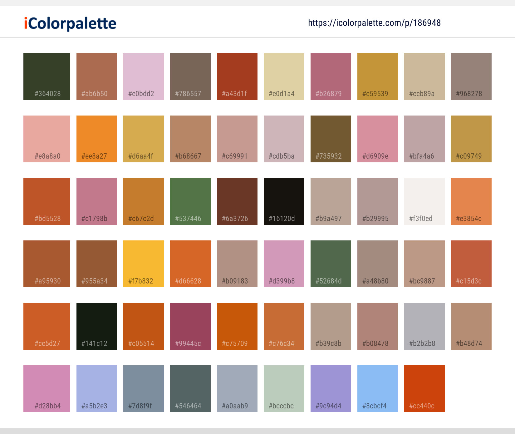 Color Palette Ideas from Drink Grog Orange Image | iColorpalette