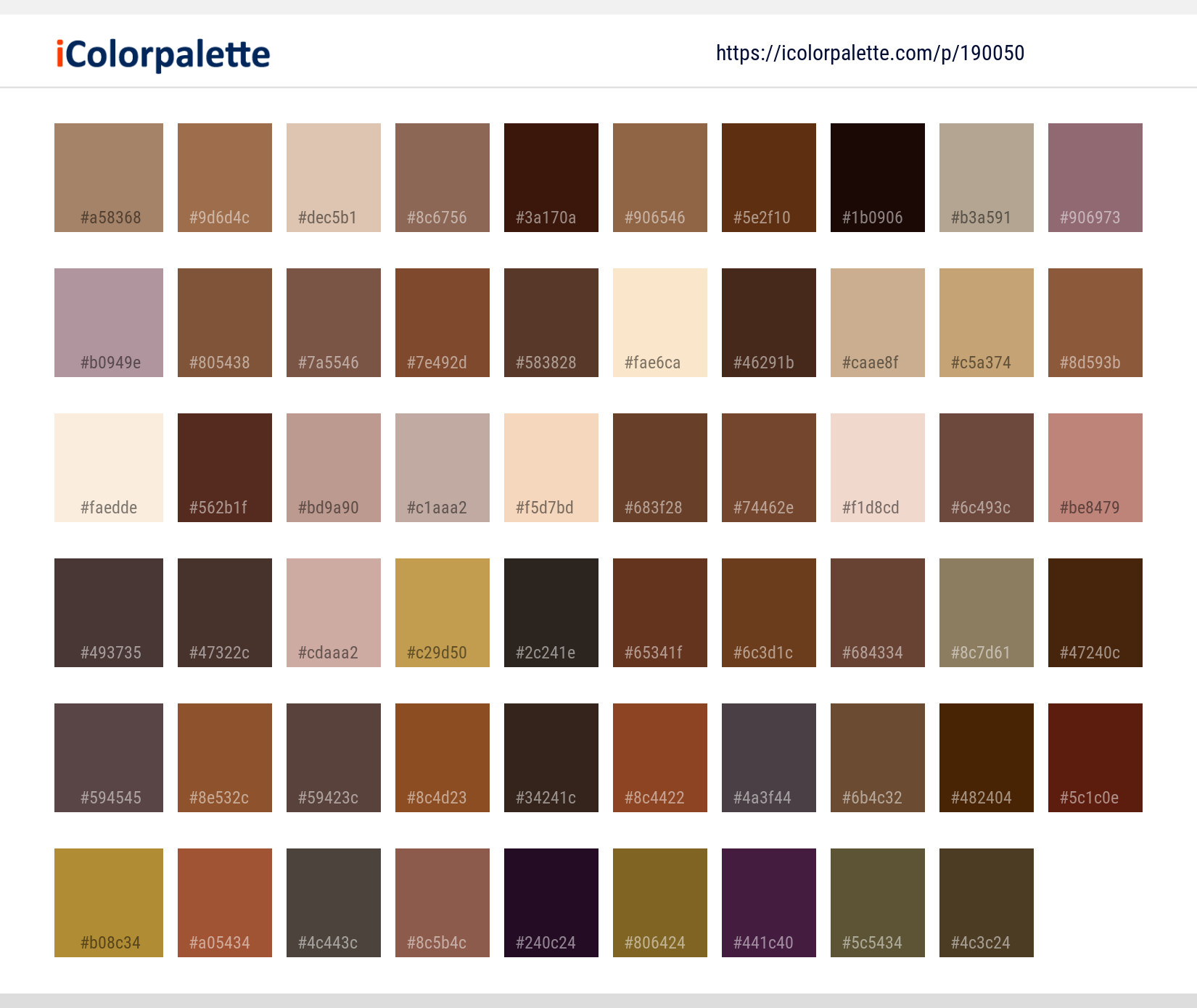 Color Palette Ideas from Rock Bedrock Outcrop Image | iColorpalette