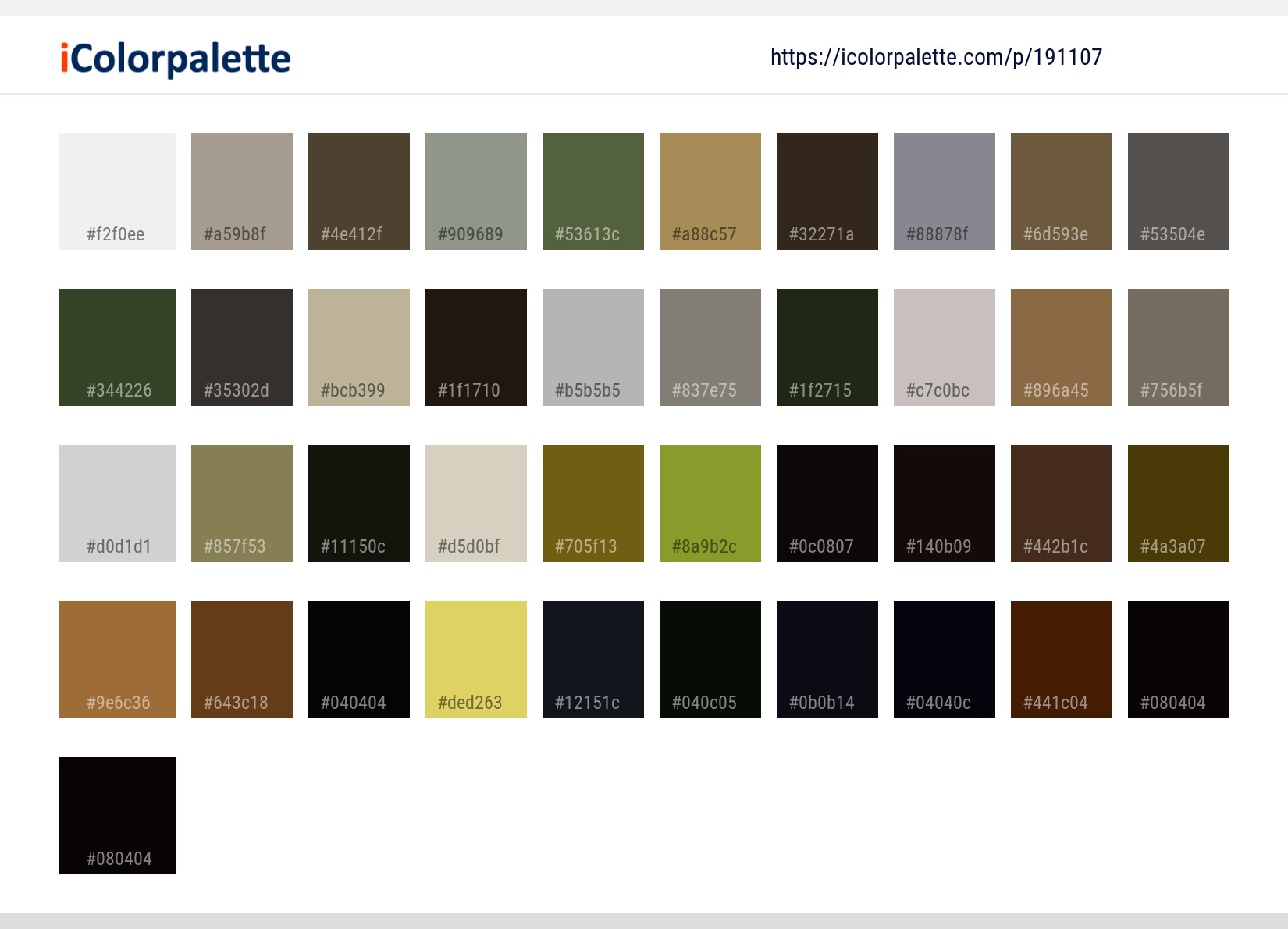 Color Palette Ideas from Nature Tree Woody Plant Image | iColorpalette